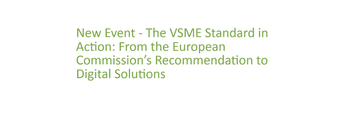 EFRAG Webinar on the VSME Standard in Action - EuroCommerce